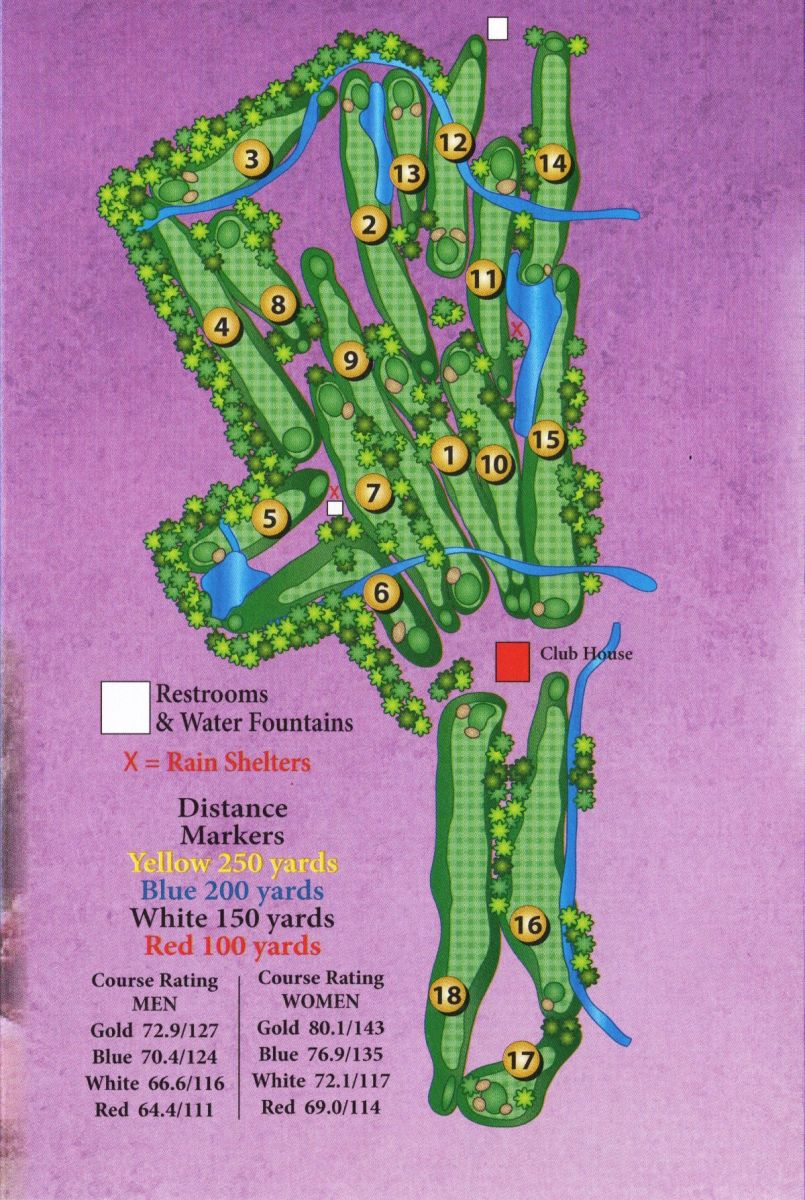 Scorecard - Paxton Park Golf Course